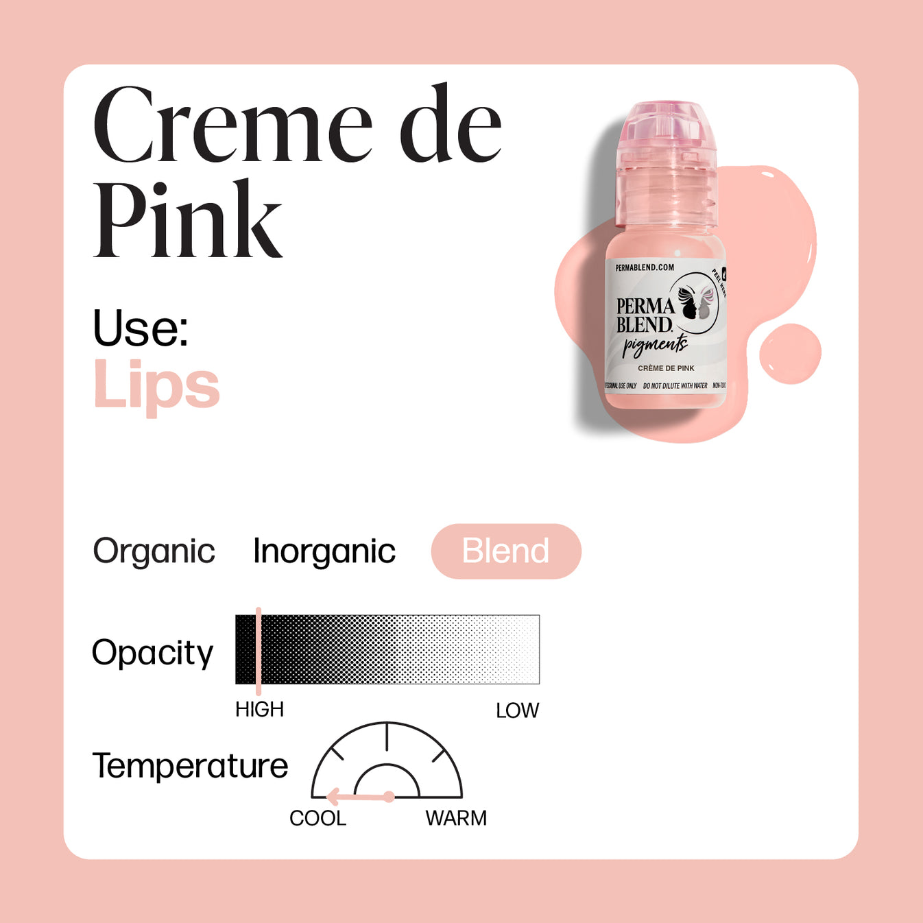 Crème de Pink | Perma Blend Pigments - Perma Blend
